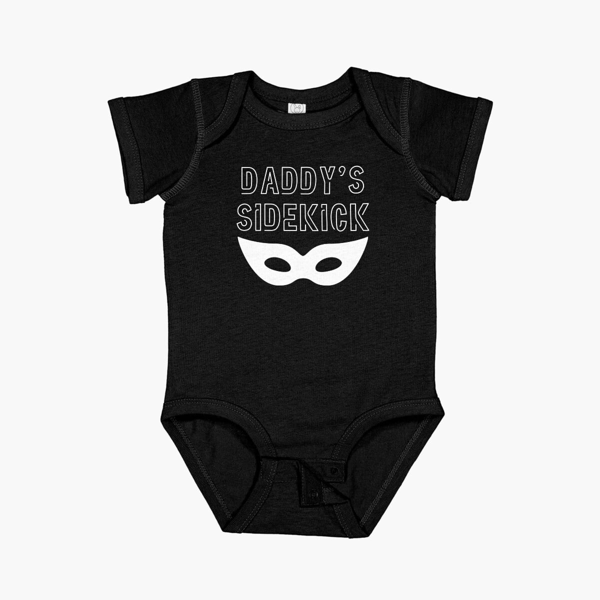 LuvlyI Am Daddy'S Sidekick - Superhero Father Dad Short Sleeve Baby One ...