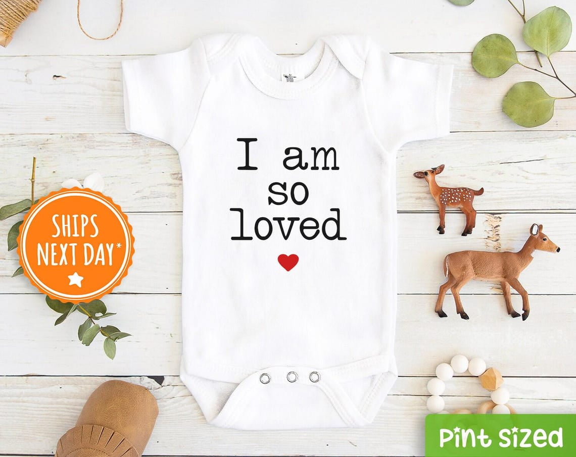 LuvlyI Am So Loved Baby - Cute Valentines Day Baby - Loved Baby , New ...