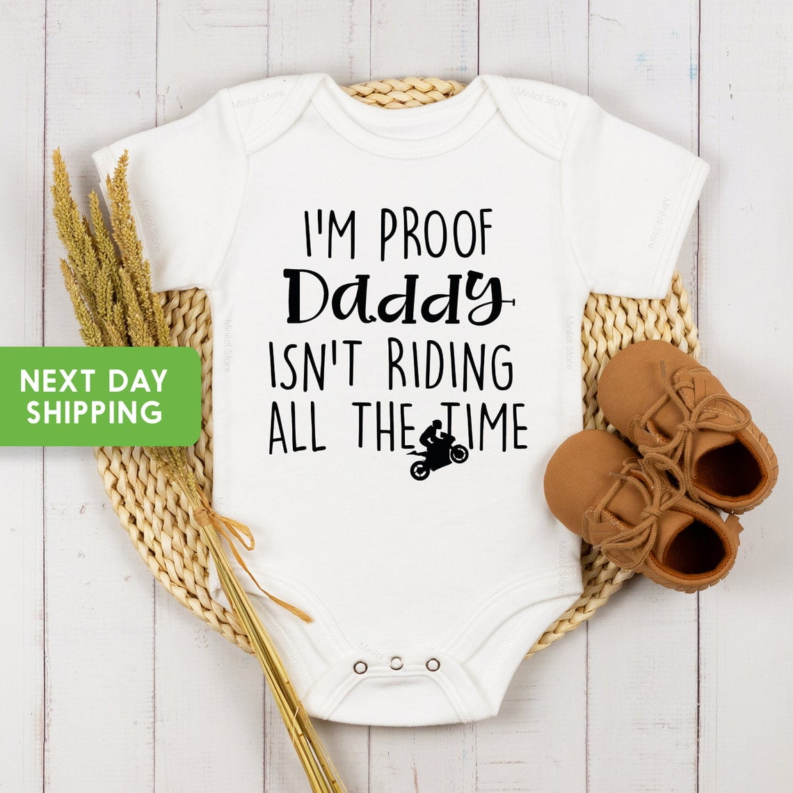 LuvlyI'M Proof Daddy Isn'T Riding All The Time, Funny Baby, Baby Reveal ...