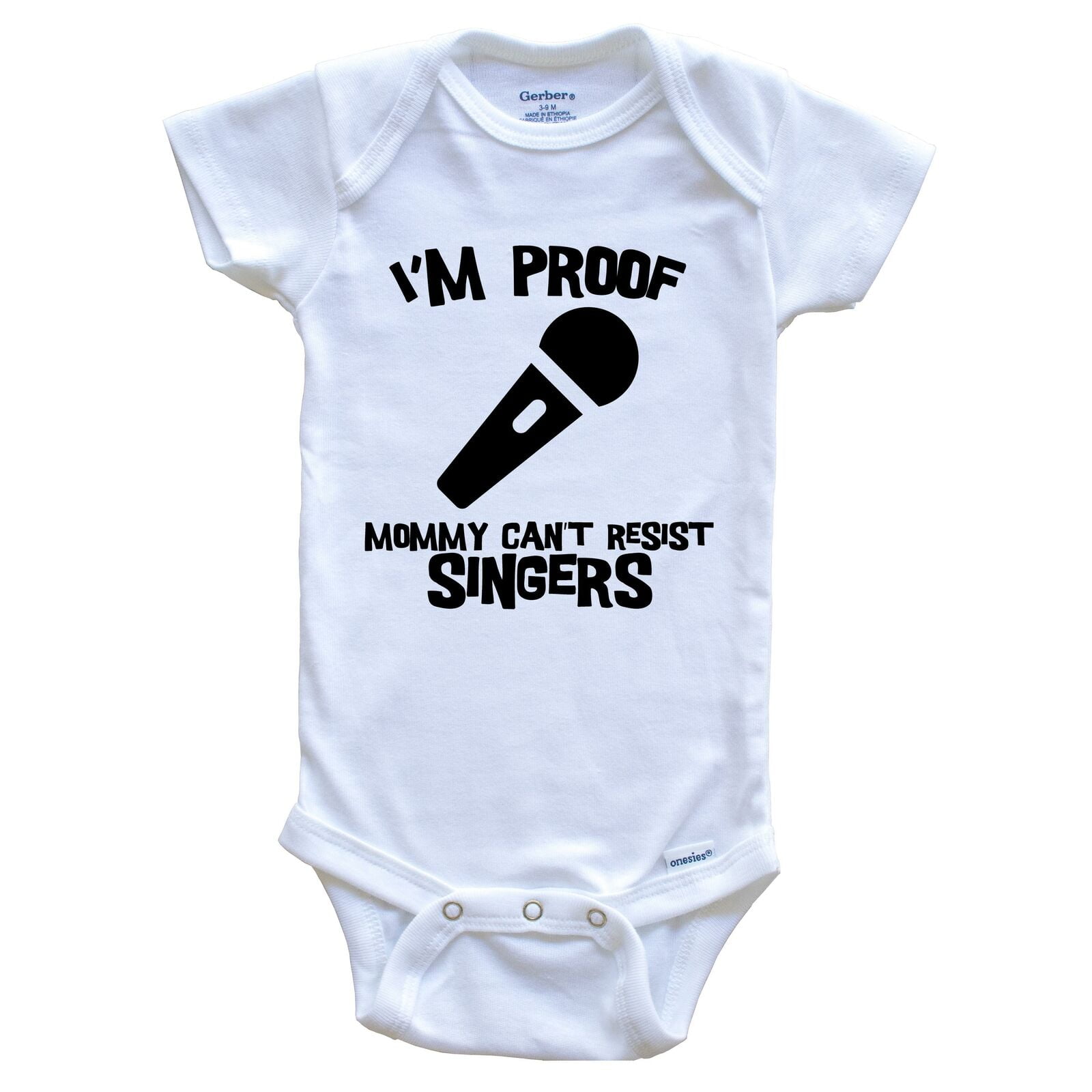 LuvlyI'M Proof Mommy Can'T Resist Singers Funny Microphone Baby ...