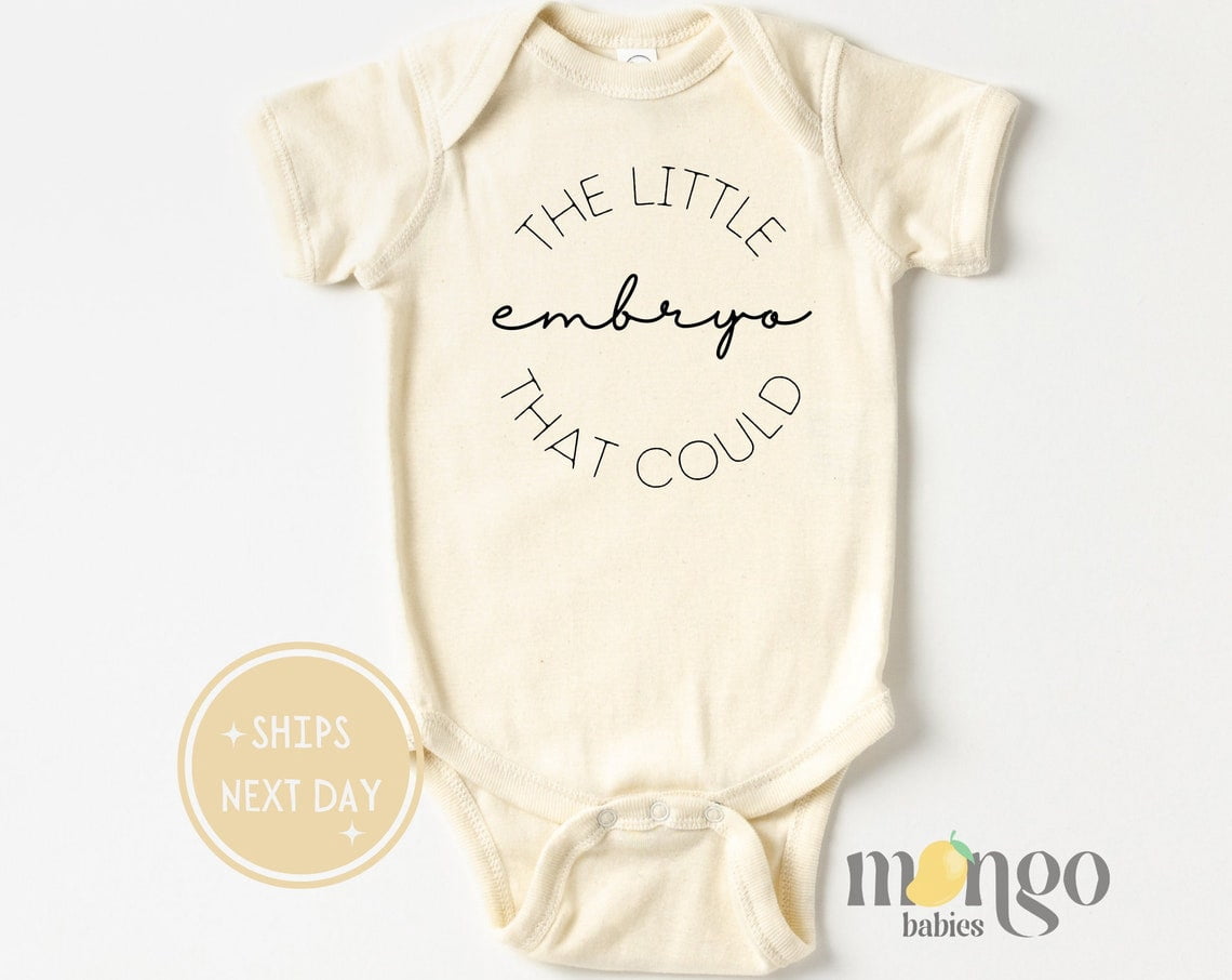 LuvlyIvf Baby Onesies® Brand Baby Announcement Cute Baby Shower Gift ...