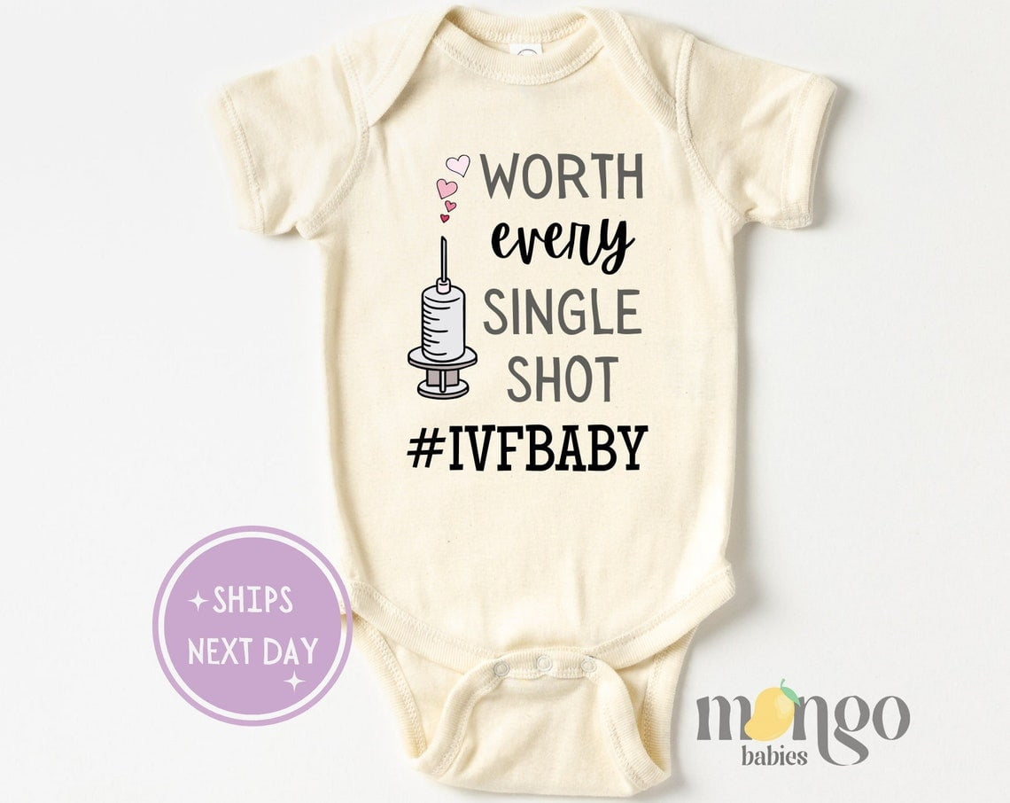 LuvlyIvf Onesies® Brand Worth Every Single Shot #Ivfbaby Love And ...