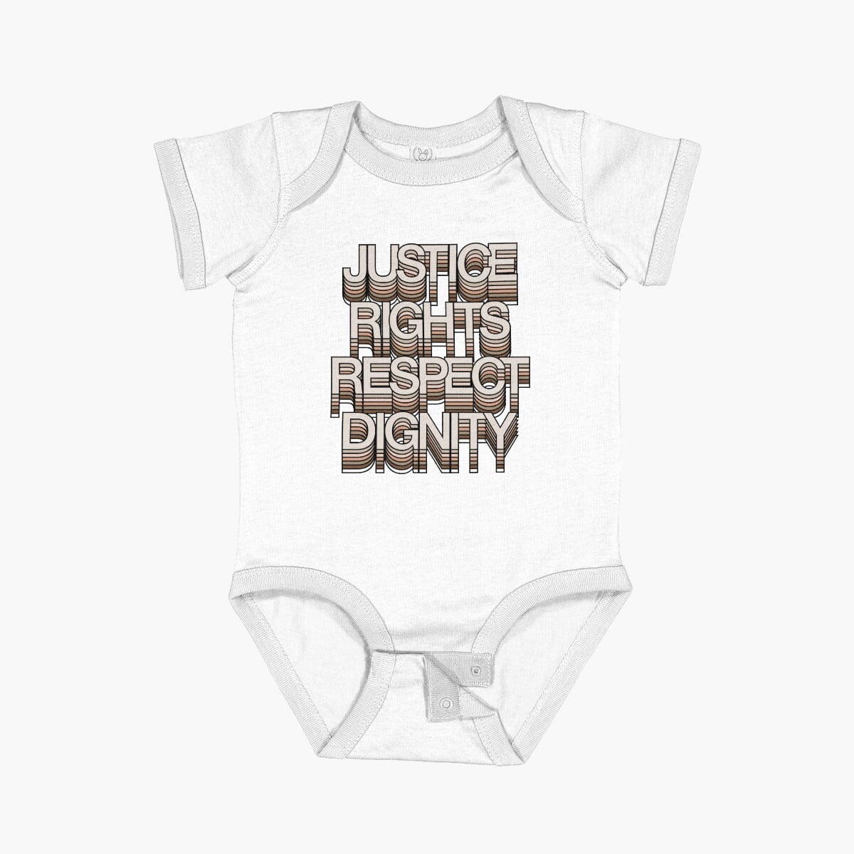 LuvlyJustice Rights Respect Dignity Coffee Brown Retro Aesthetic Modern ...