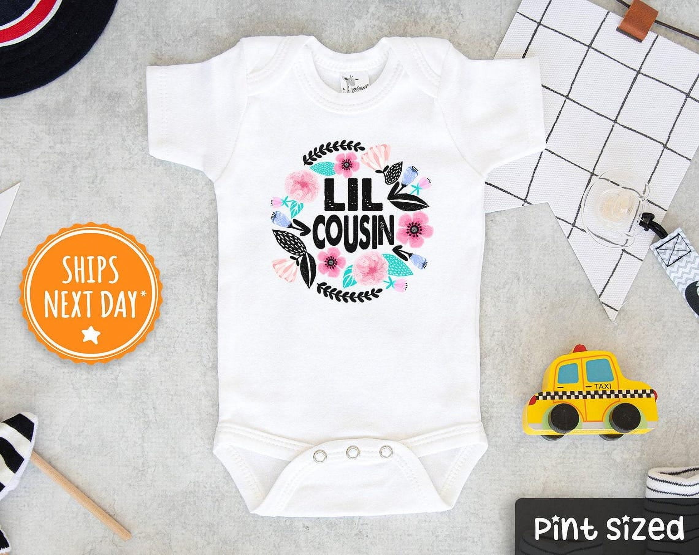 LuvlyLittle Cousin - Little Cousin Bodysuit - Cute Little Cousin Baby ...
