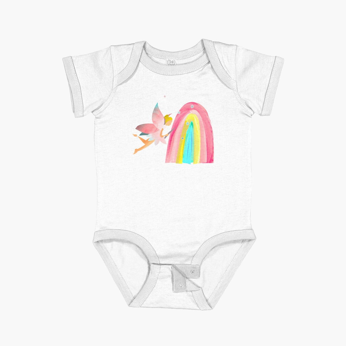 LuvlyLittle Girls Cute Fairy And Rainbow Illustration - Caroline ...