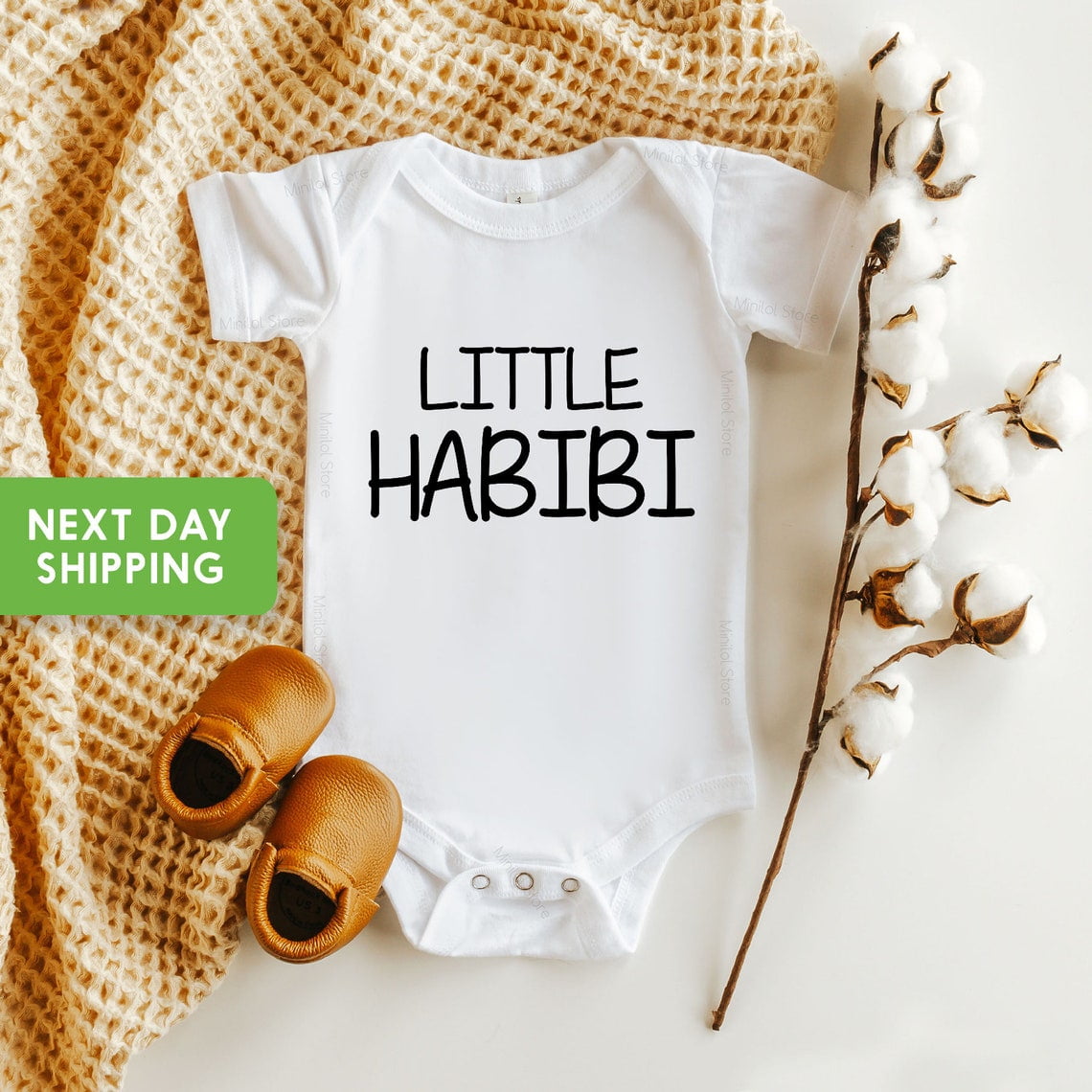 LuvlyLittle Habibi, Muslim Baby, Arabic Baby Bodysuit, Cute Muslim Baby ...