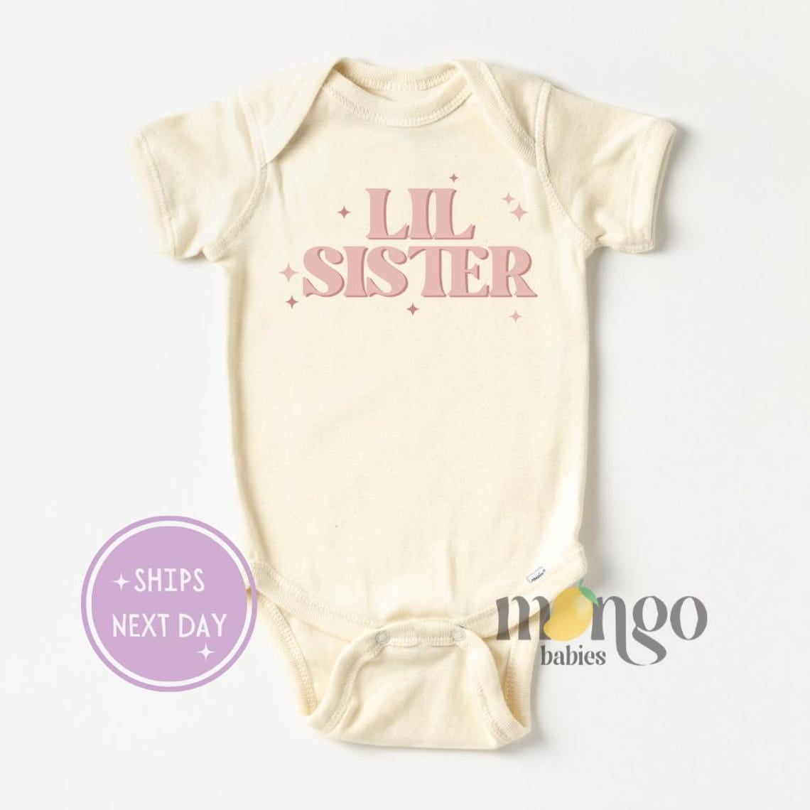 LuvlyLittle Sister Big Sister Baby Onesies® Brand Cute Matching Sisters Cute Twins Outfit Big ...
