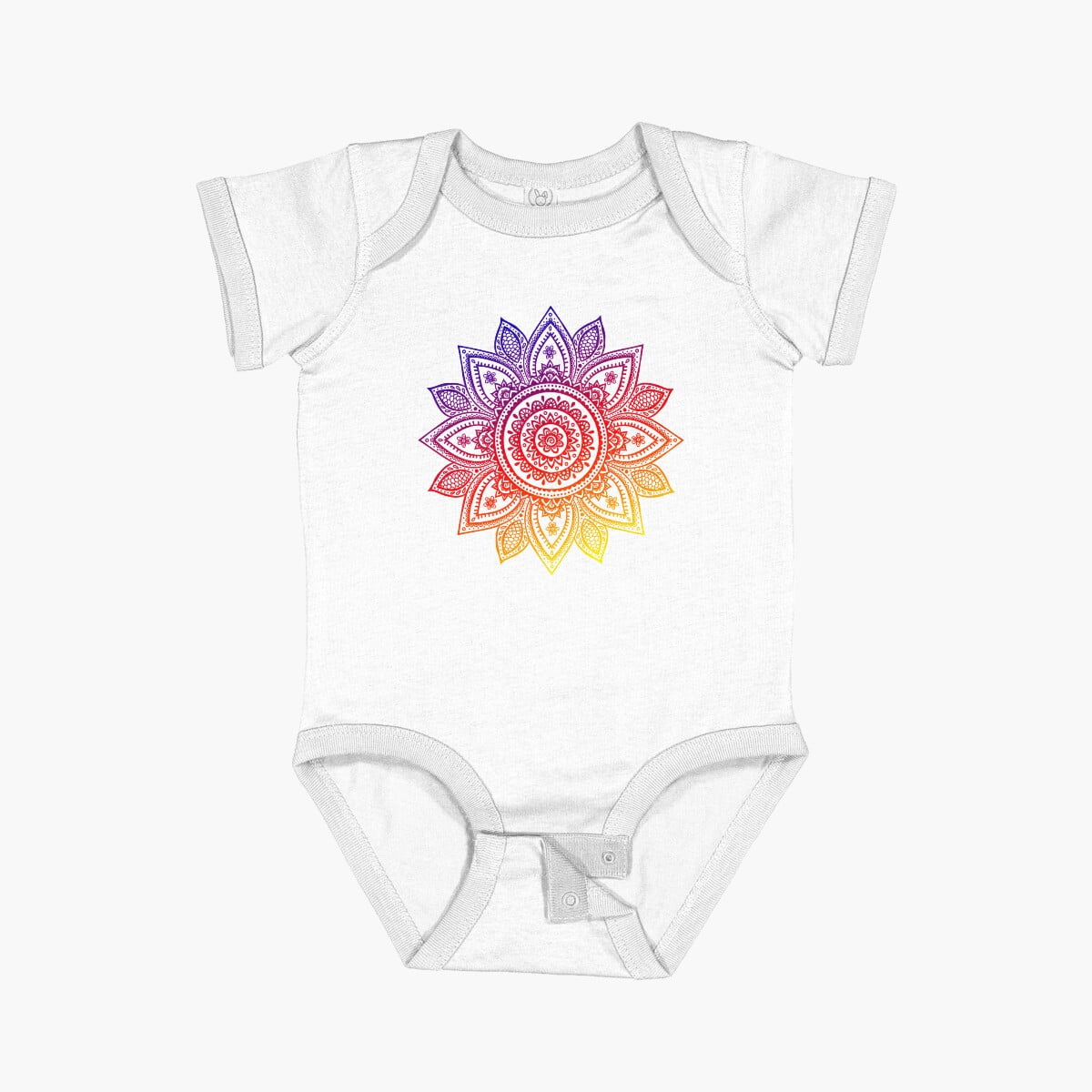 LuvlyMandala Mehndi Henna Inspired Sunset Gradient Design Decorative ...