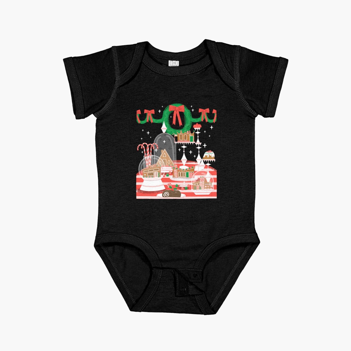 LuvlyMid-Century Modern Atomic Cat Short Sleeve Baby One-Piece, New ...