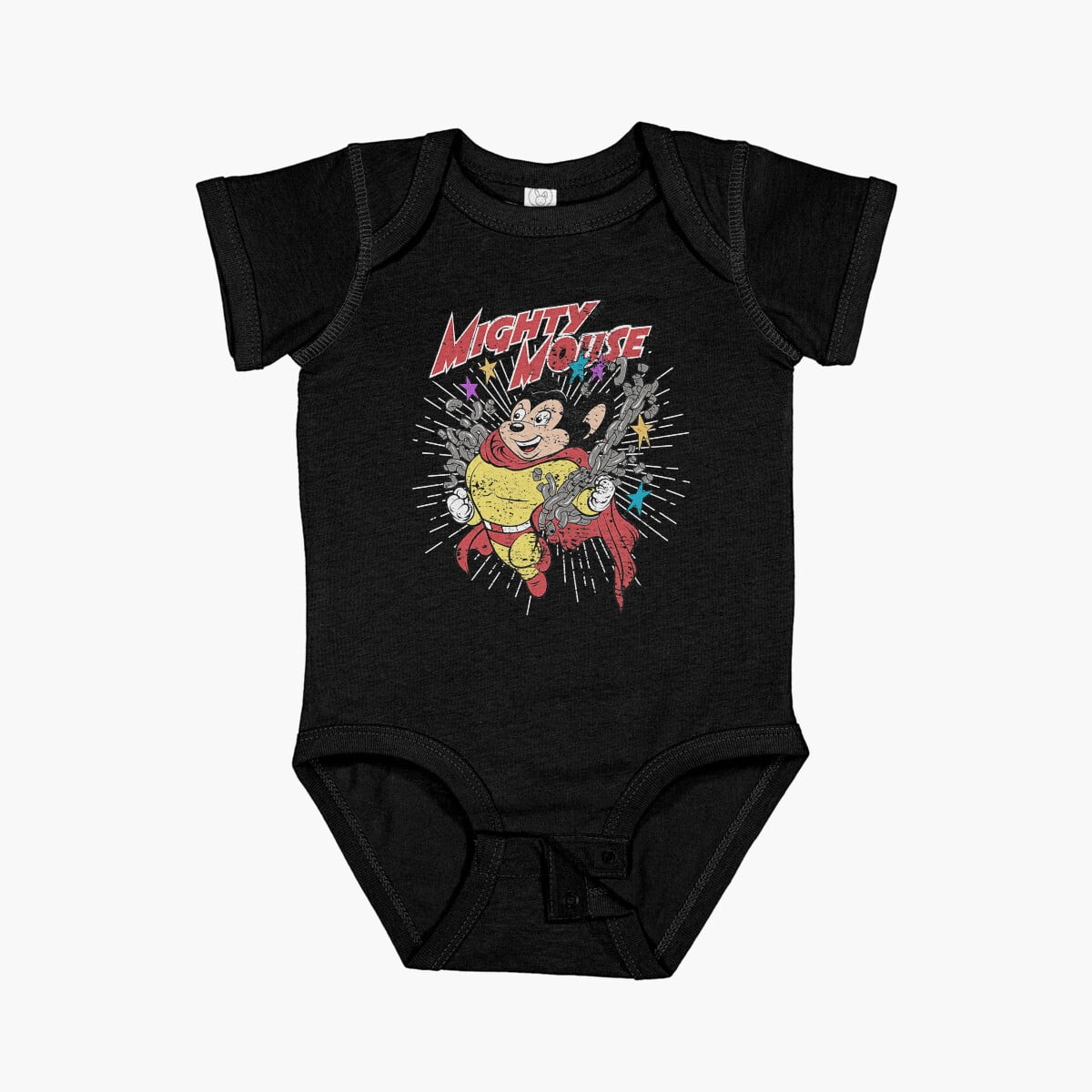 LuvlyMighty Mouse Mighty Mouse Mighty Mouse Mighty Mouse Short Sleeve ...