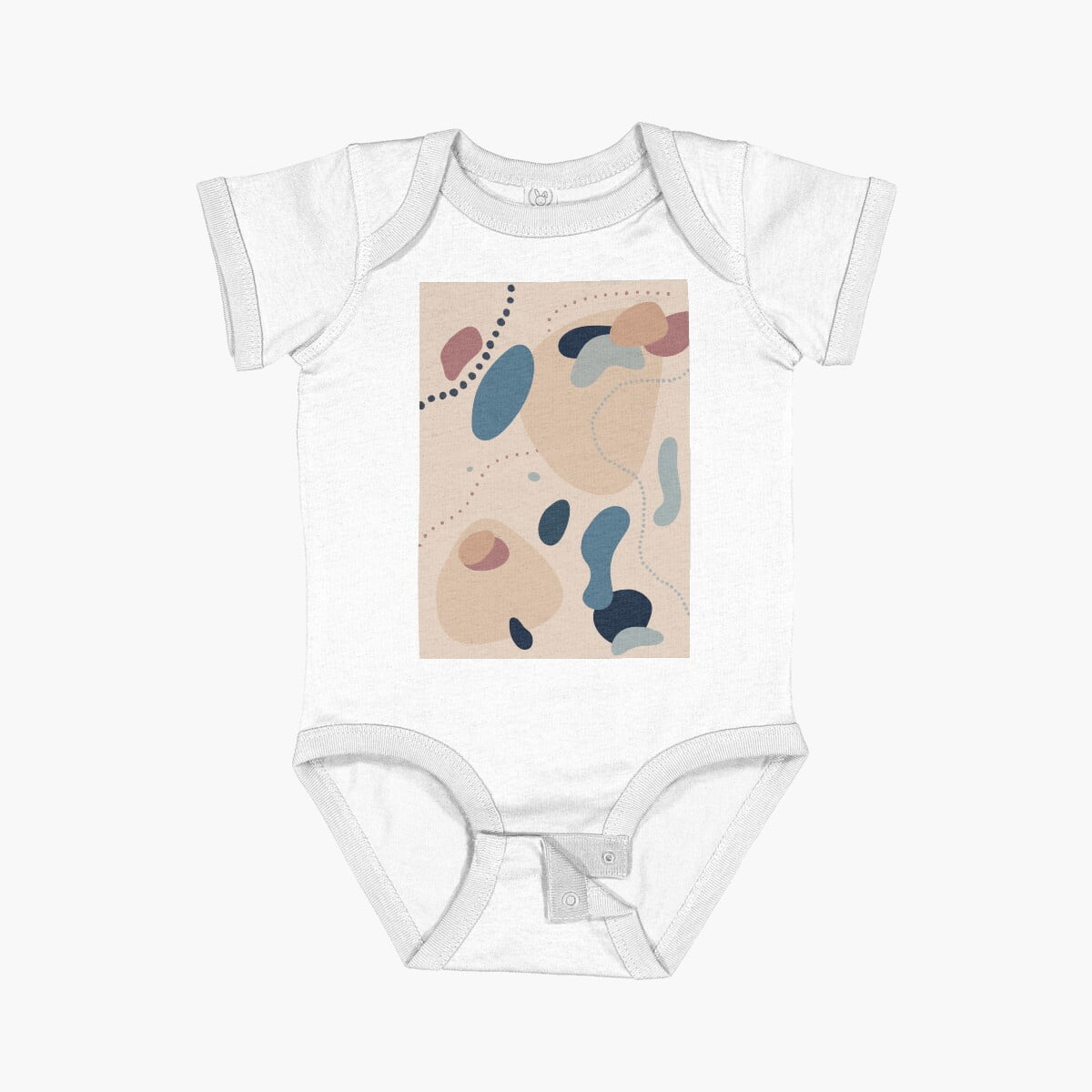 LuvlyMixed Media Blobs Minimalistic With Neutral Modern Colors Short ...