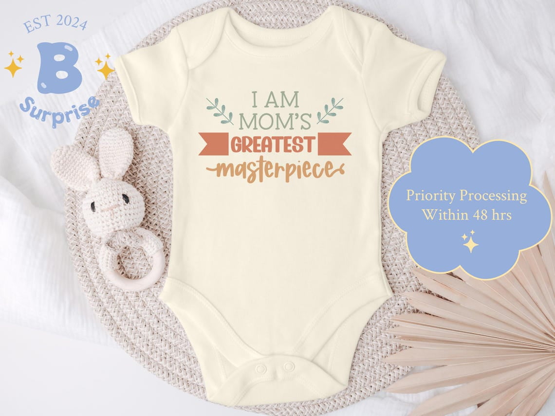 LuvlyMom'S Greatest Masterpiece Baby – Rustic Boho Design – Natural ...