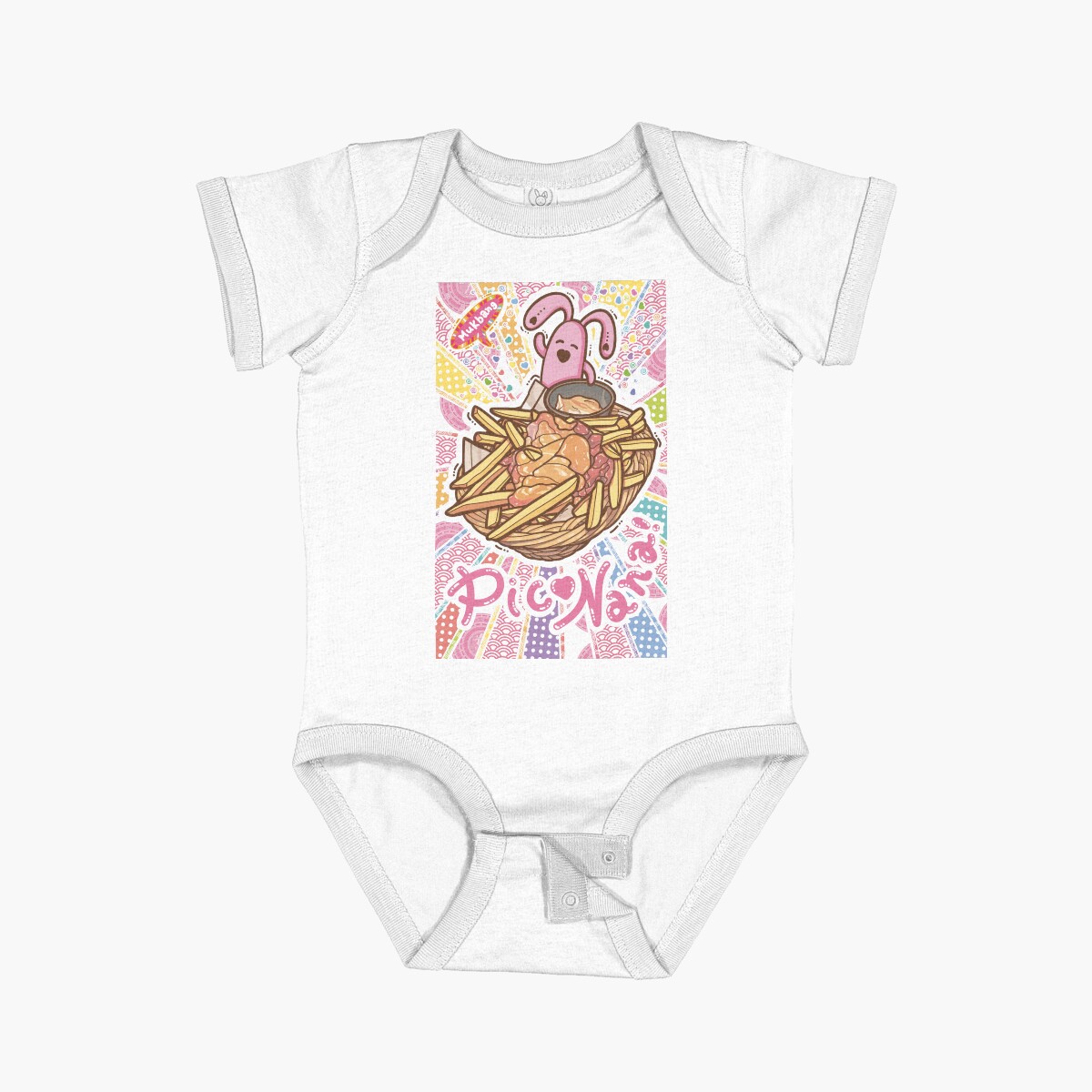 LuvlyMukbang | Pink Bunny Piconana | [ Designbrand Paulo ] Short Sleeve ...