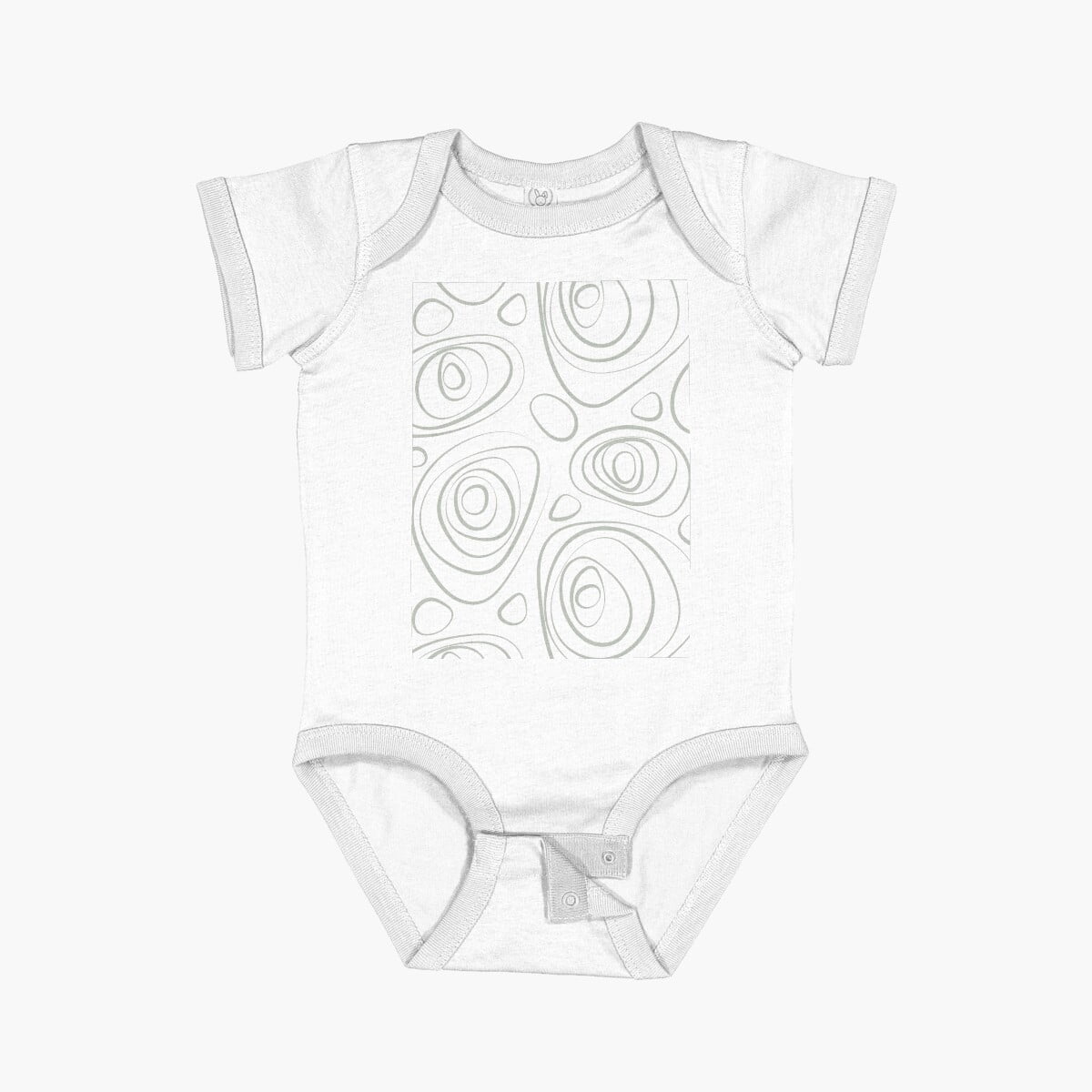 LuvlyPale Green And White Wacky Retro Circle Pattern Pairs Dulux 2022 ...