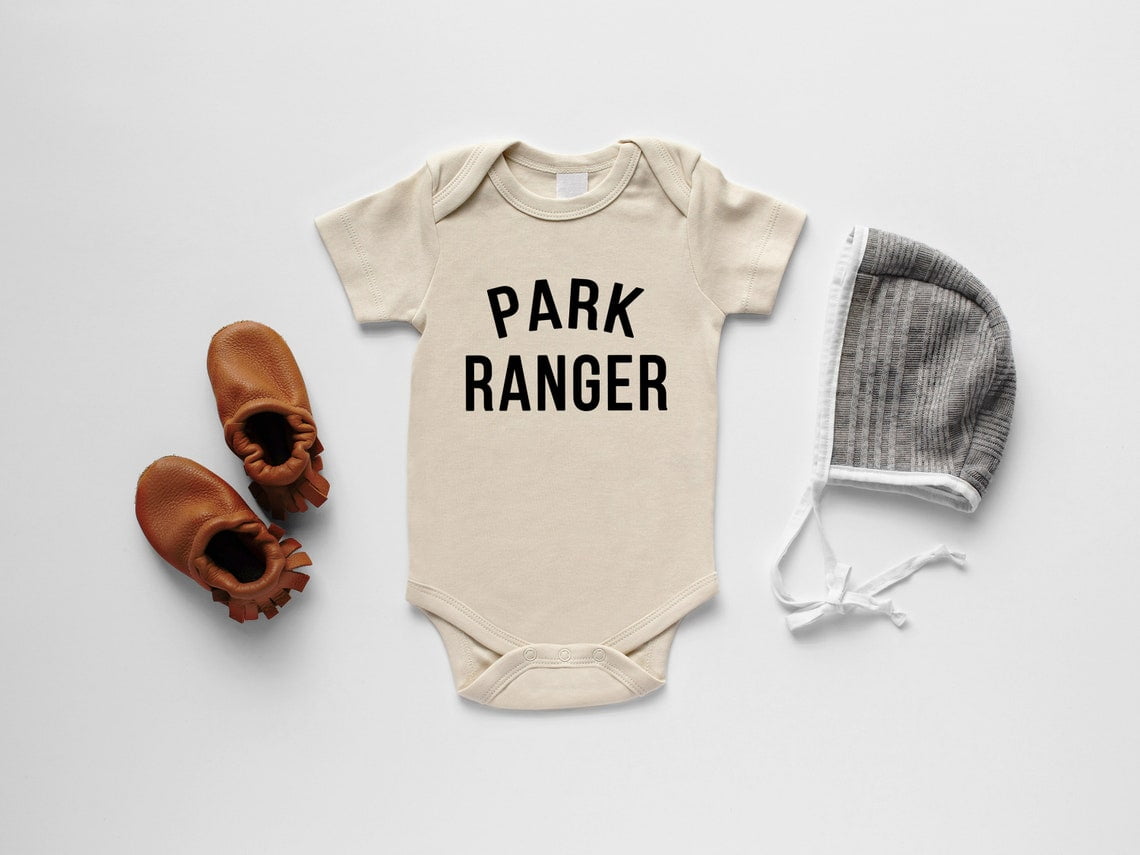 LuvlyPark Ranger Organic Baby Bodysuit • Modern Gots Certified Baby ...
