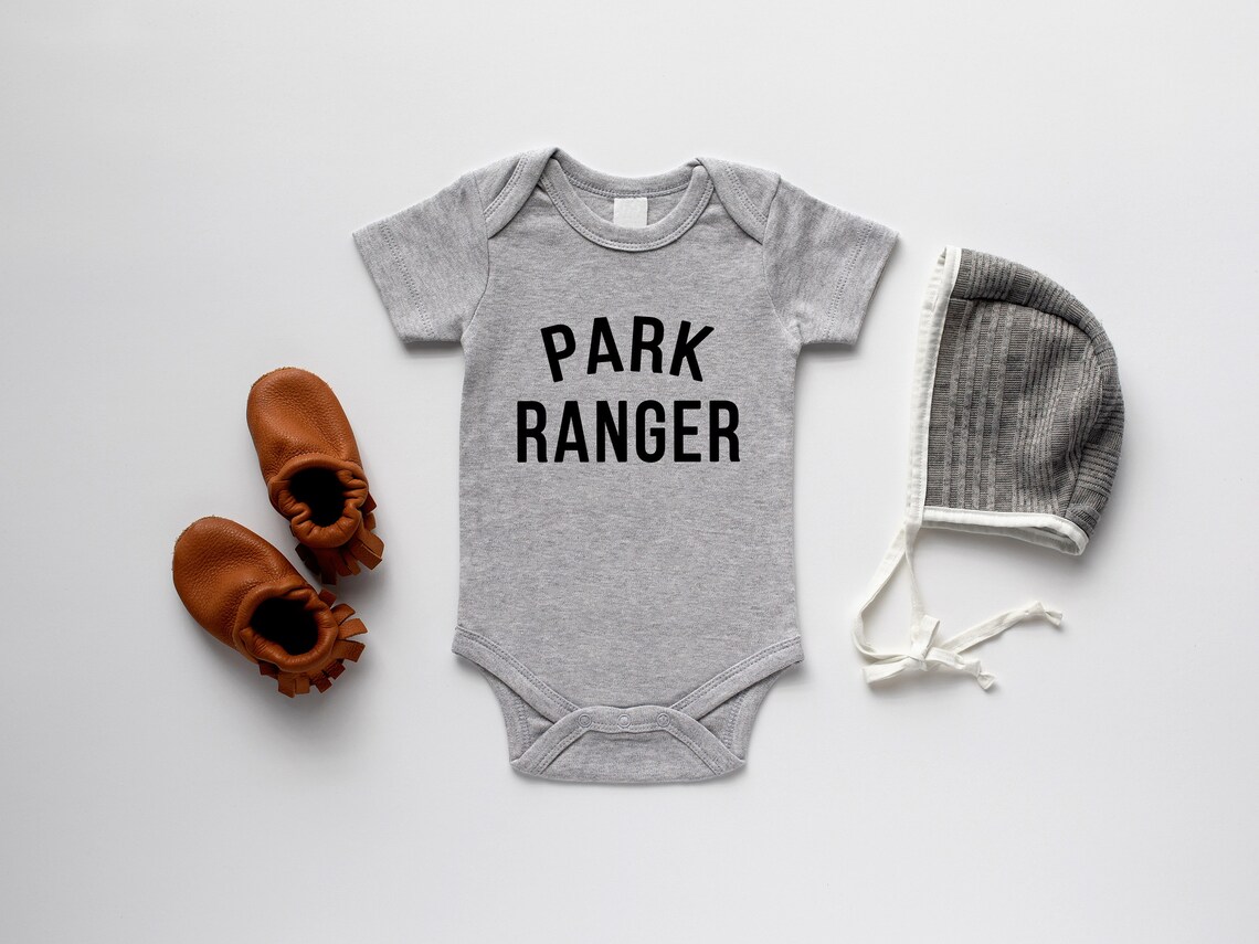 LuvlyPark Ranger Organic Baby Bodysuit • Modern Gots Certified Baby ...