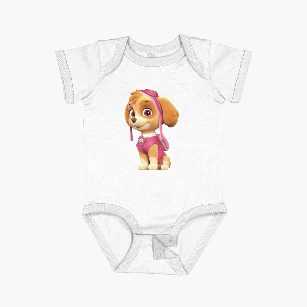 LuvlyPaw Patrol Skye Short Sleeve Baby One-Piece, New Born, Baby Shower ...