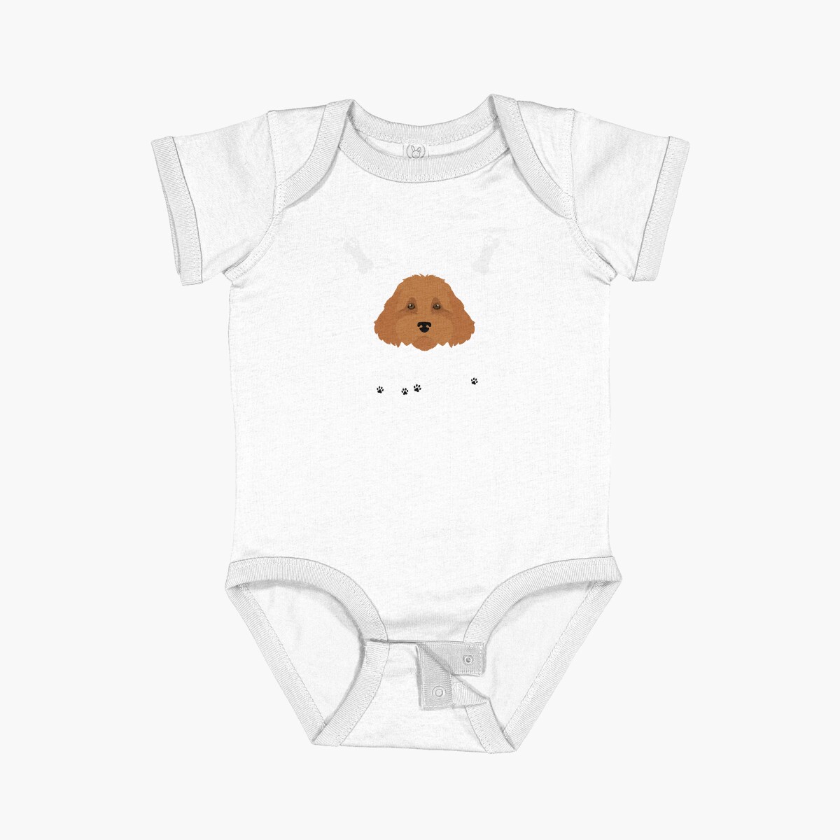 LuvlyProud Cavapoo Owner Short Sleeve Baby One-Piece, New Born, Baby ...