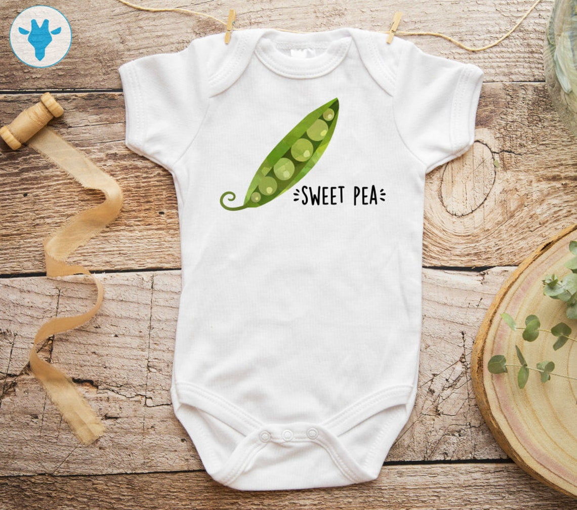 LuvlySweet Pea - Food Themed Baby Clothes - Cute Baby Onesies - Baby ...