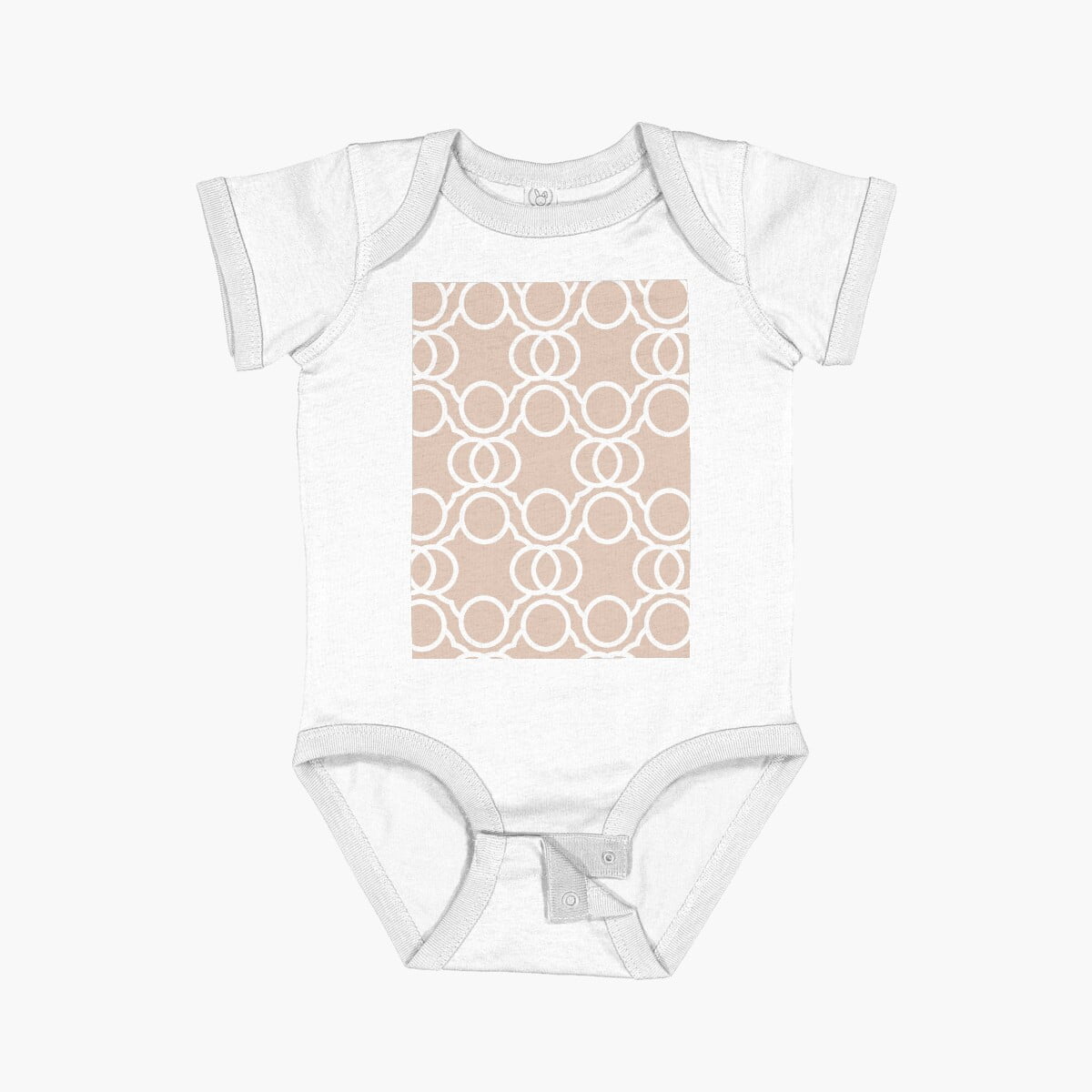 LuvlyTan And White Geometric Circle Pattern Coordinates W/ Sherwin ...