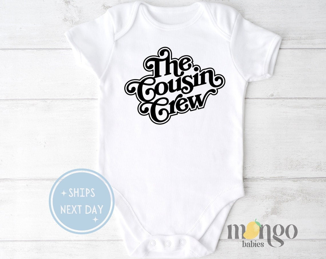 LuvlyThe Cousin Crew Baby Onesies® Brand Cousin Matching Shirt Cousin Baby Shower Gift Newborn ...