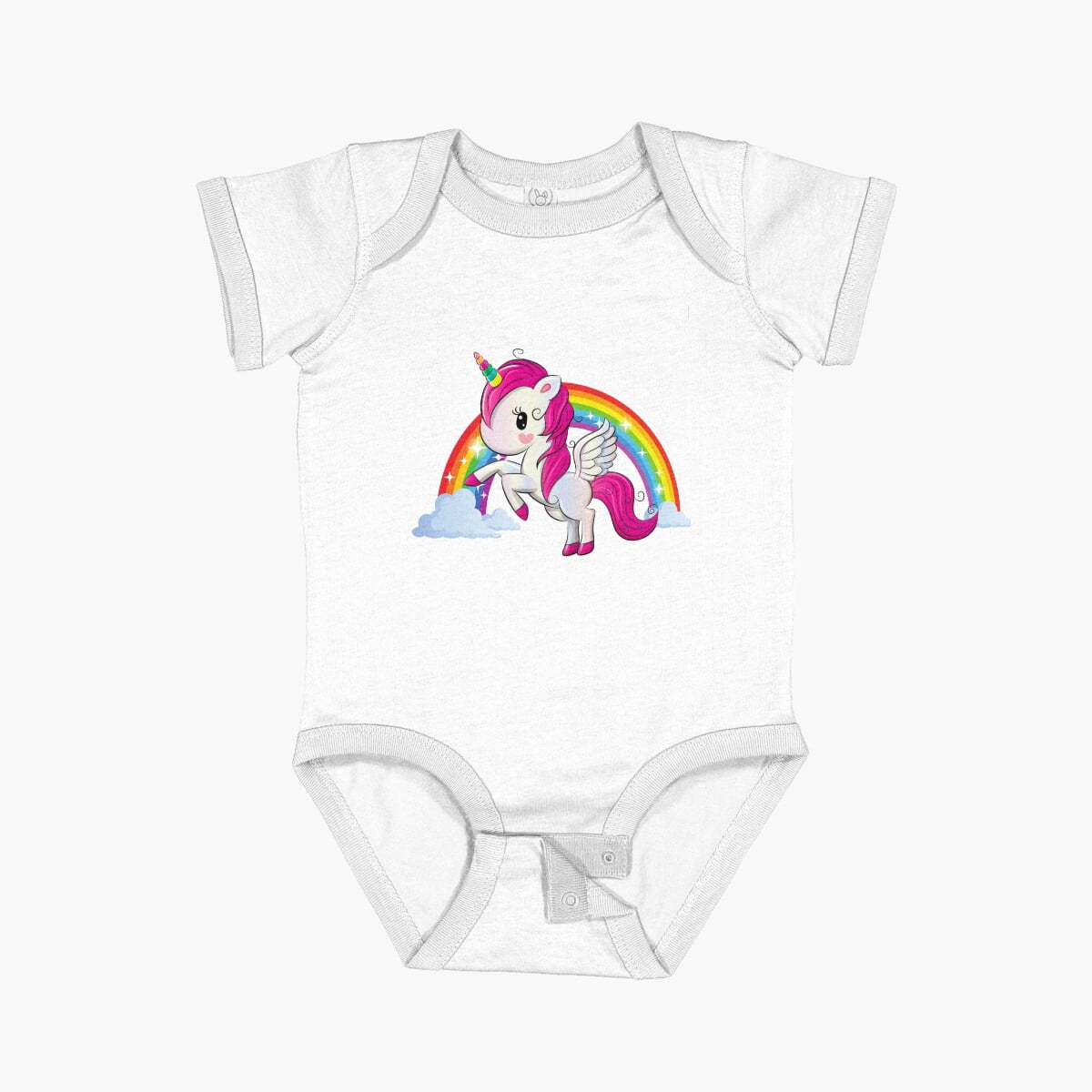 LuvlyUnicorn Squad Rainbow Clouds Queen Unicorn For A Girls Kids Short ...