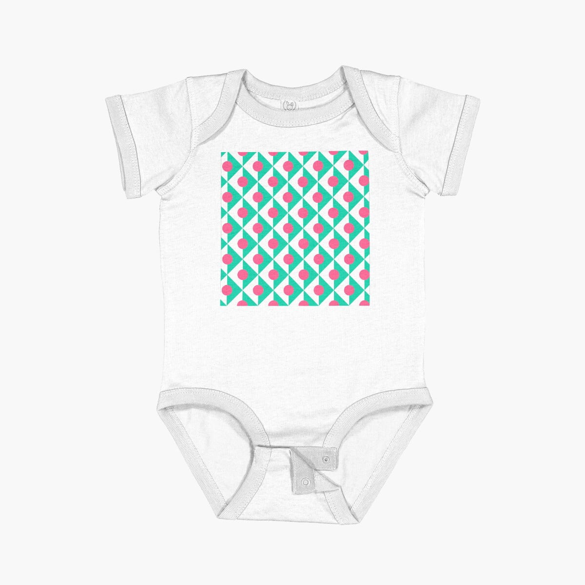 LuvlyVaporwave Inspired Grid - The Last Baron Short Sleeve Baby One ...