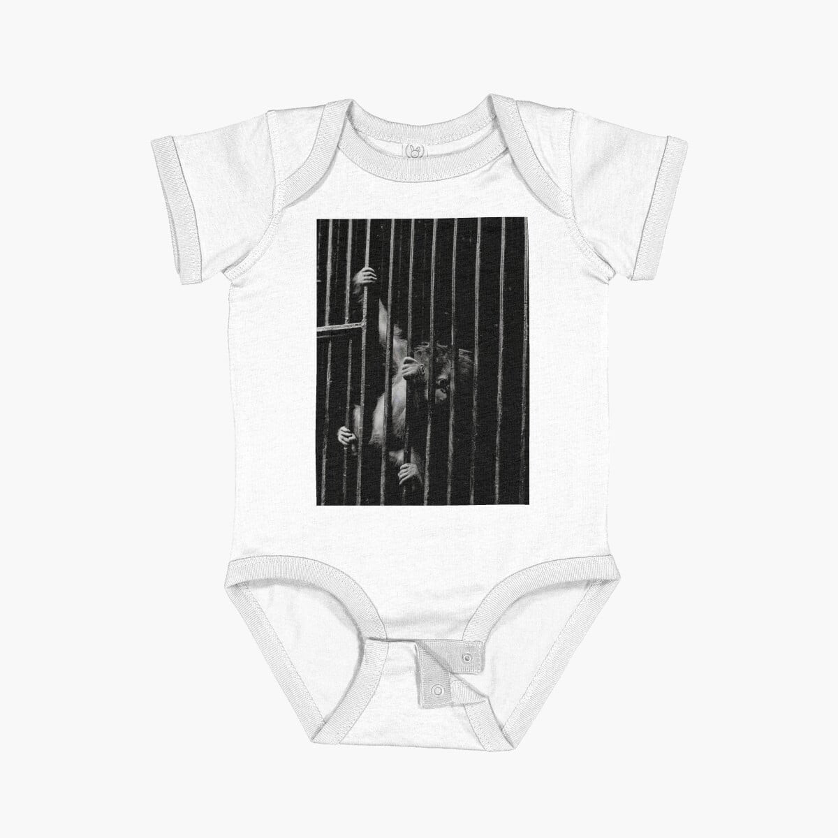 LuvlyVintage Baby Orangutan In Nyc Zoo Short Sleeve Baby One-Piece, New ...