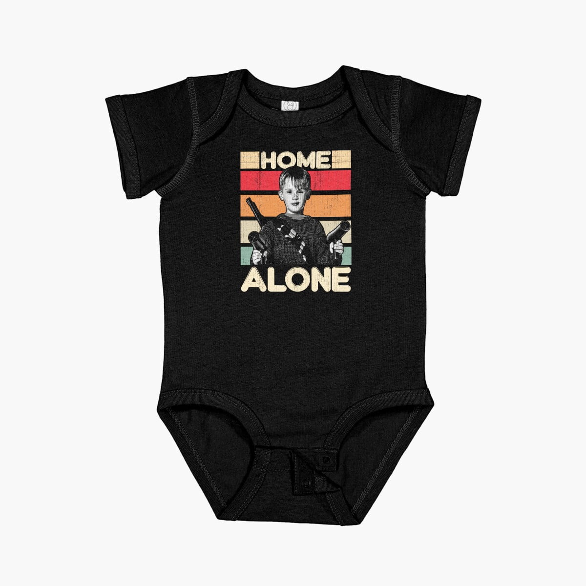 LuvlyVintage Home Alone Short Sleeve Baby One-Piece, New Born, Baby ...