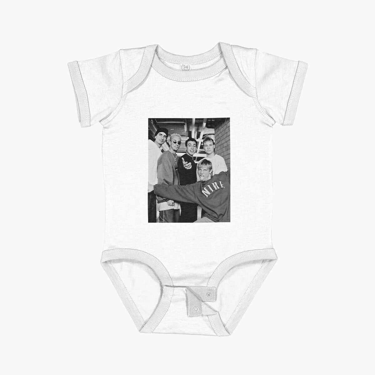 LuvlyVintage Potrait Short Sleeve Baby One-Piece, New Born, Baby Shower ...