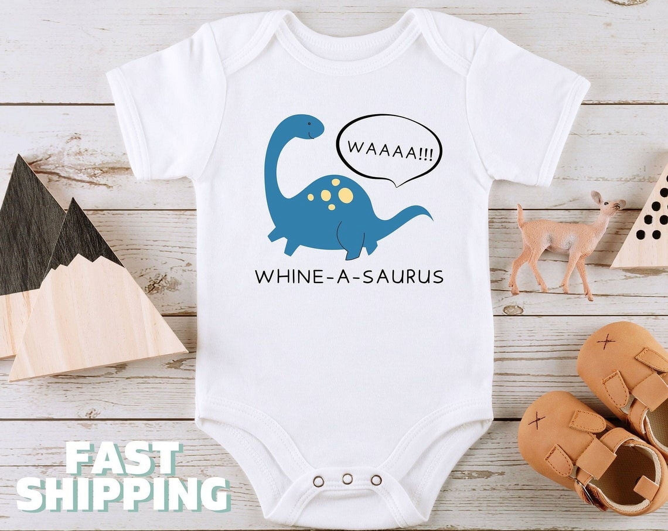 LuvlyWhine-A-Saurus Dino Baby Onesies® Brand Babysaurus Bodysuit Cute ...