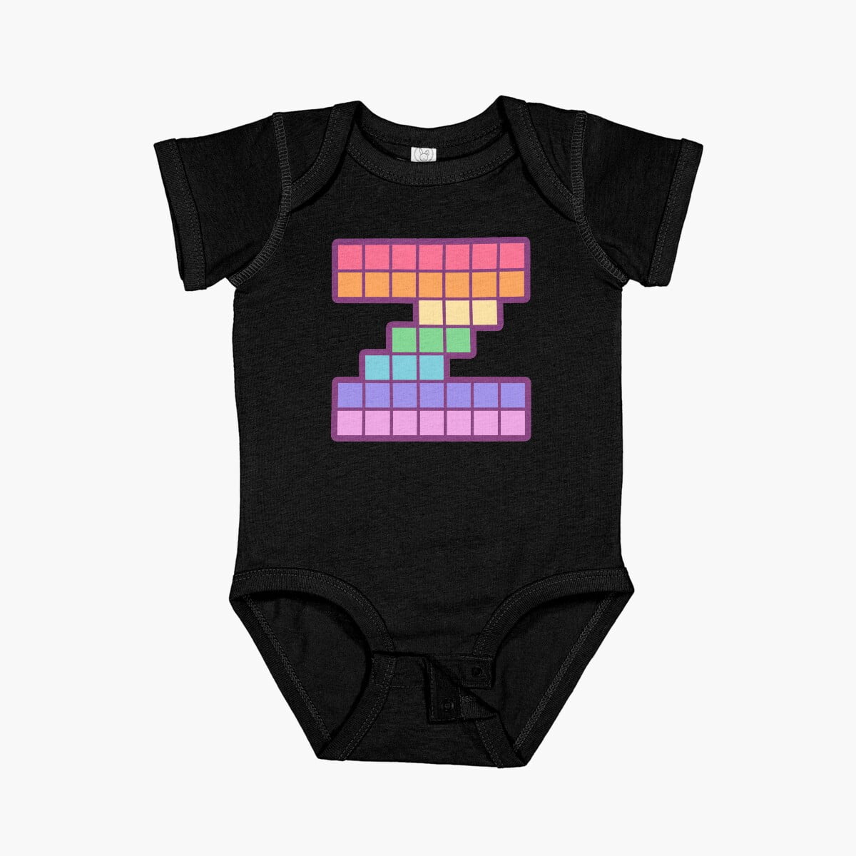 LuvlyZ Letter, Alphabet, Typography, Font Short Sleeve Baby One-Piece ...