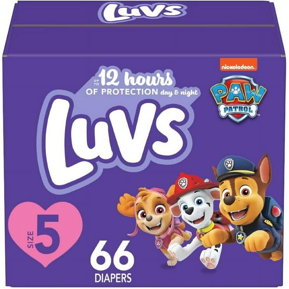 Luvs Ultra Leakguards Diapers, Size 5 (over 27 lb), 66 Count, Leak ...