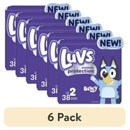 Luvs Platinum Protection Sleepy Nights Baby Diapers Size 4, 72 Count ...