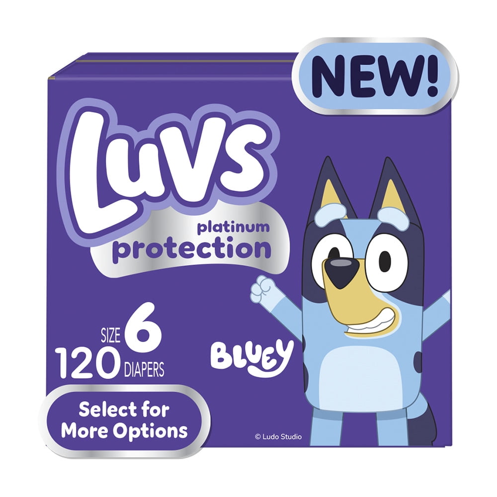 Luvs Platinum Protection Baby Diapers, Size 6, 120 Count (Select for ...