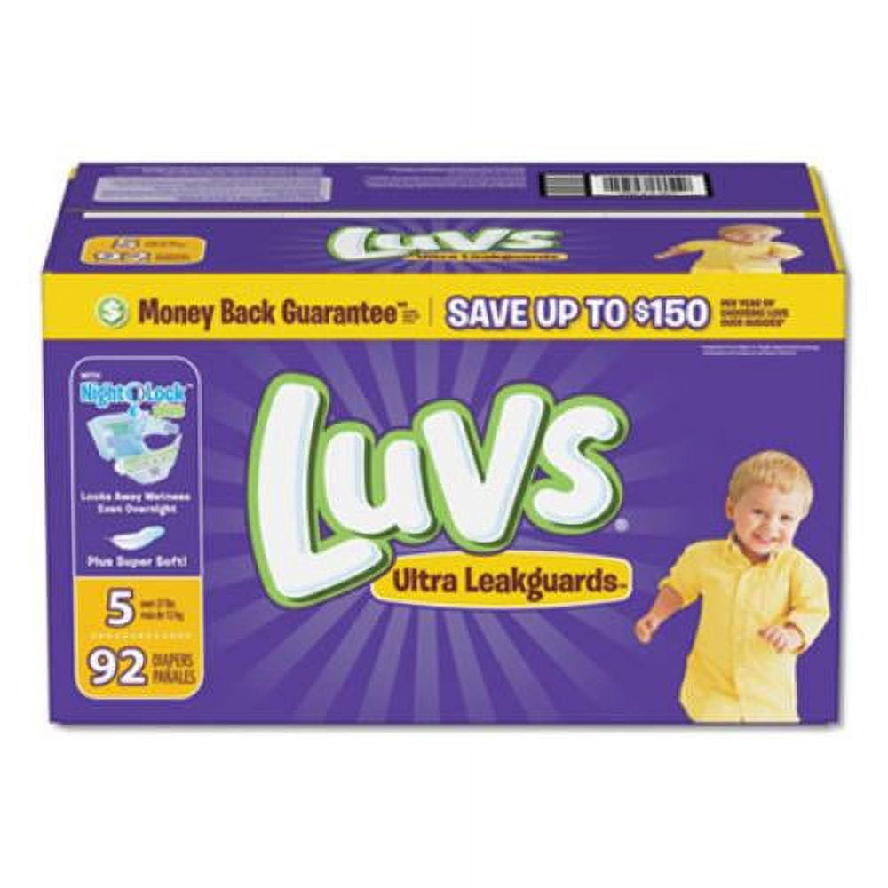 Luvs Pro Level Leak Protection Diapers Size 5 92 Count - Walmart.com
