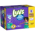 Luvs Super Packs Size 6 Bonus 78ct - Walmart.com