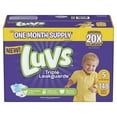 Luvs Ultra Leakguards Overnight Diapers (Choose Your Size) for Baby's ...