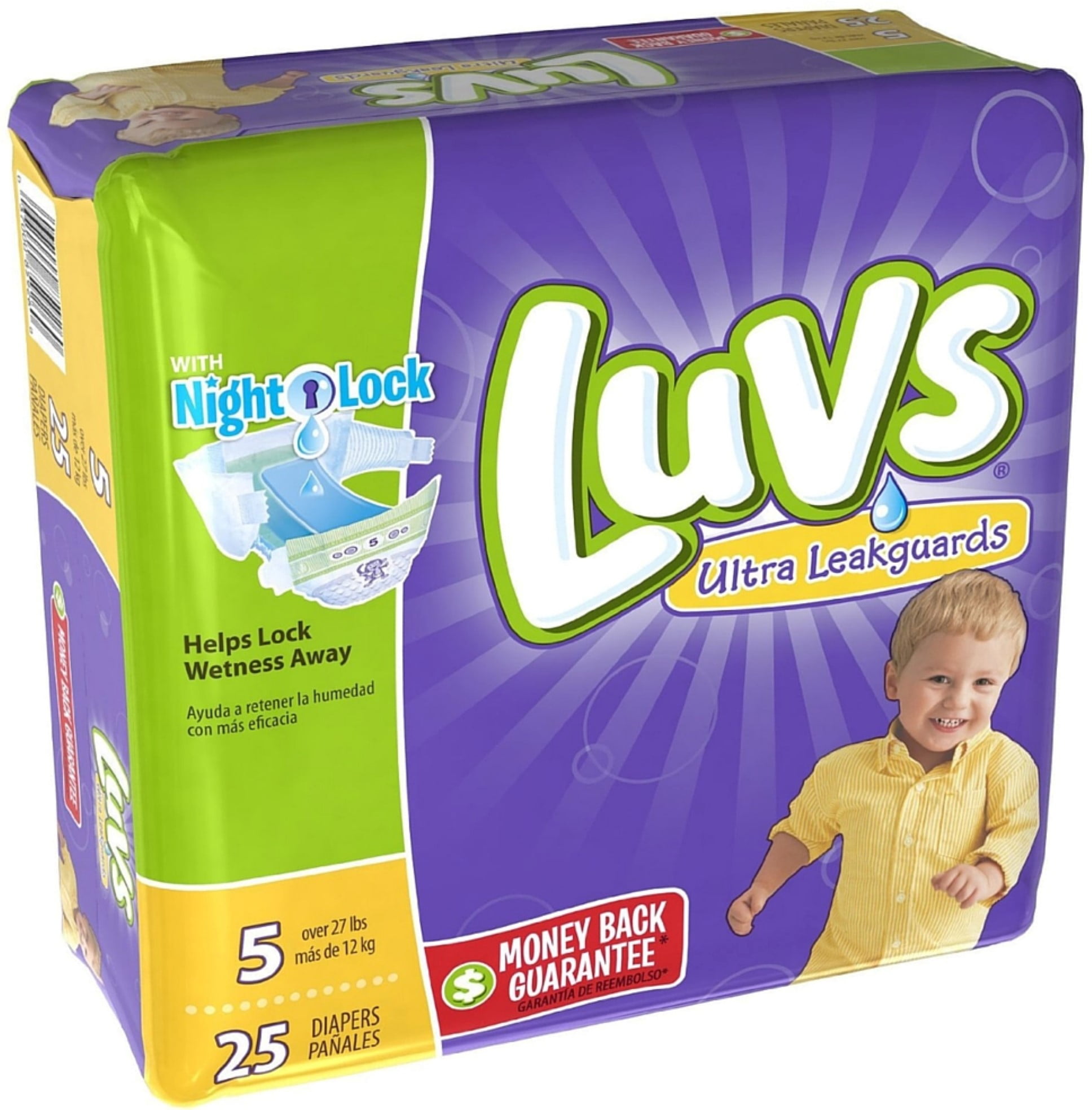 Luvs Ultra Leakguards Stage 5 Disposable Diaper (4 Sets of 25 ...