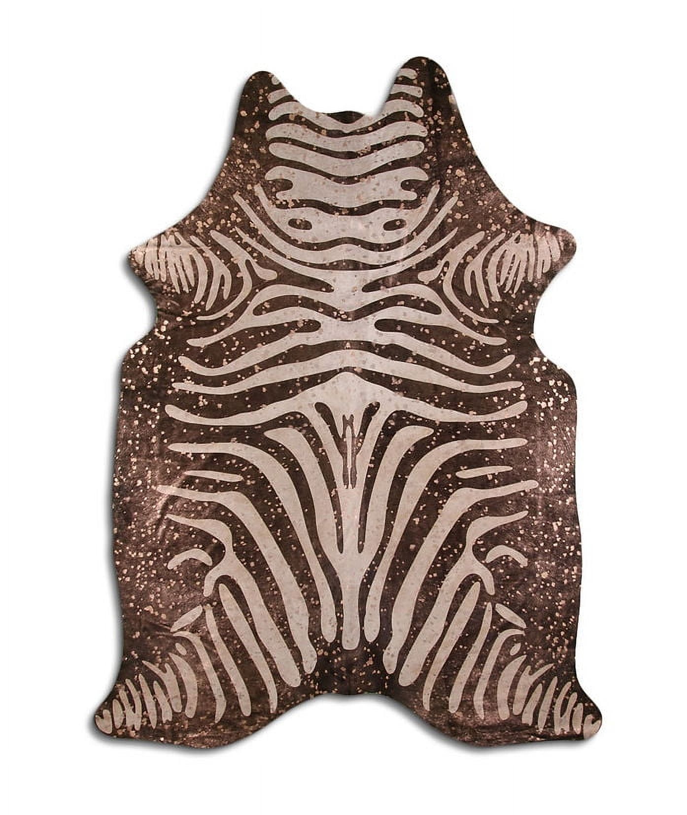 Luvvy cowhide rugs for sale REVERSE ZEBRA WITH ROSE GOLD METALLIC rug ...