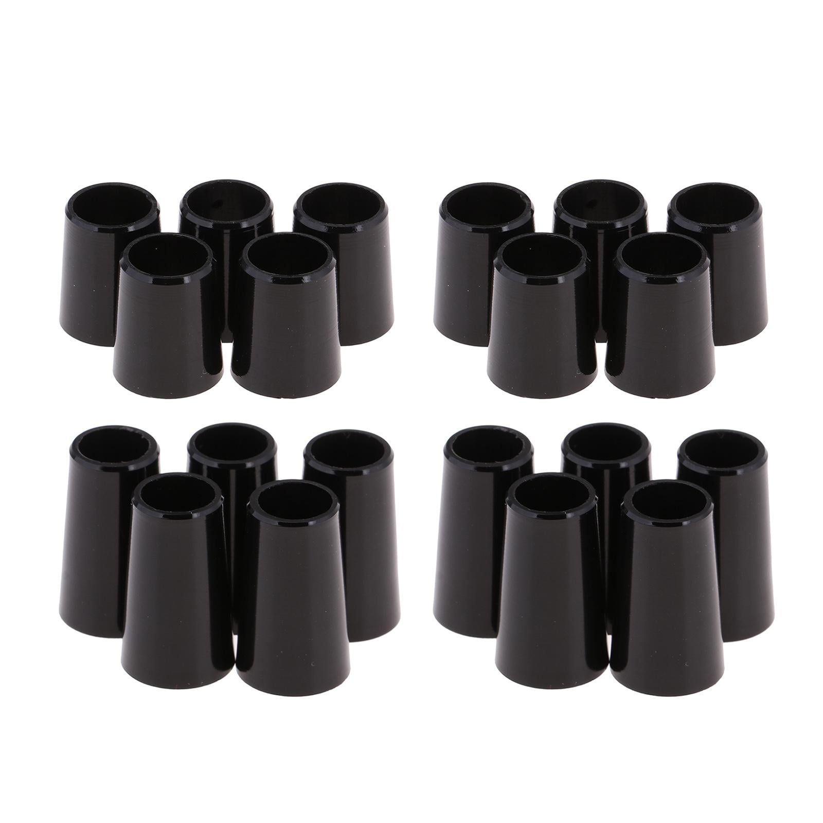 Luwecf 20 Count Black Golf Ferrule .370/.335 for Taper Tip Iron Shaft ...