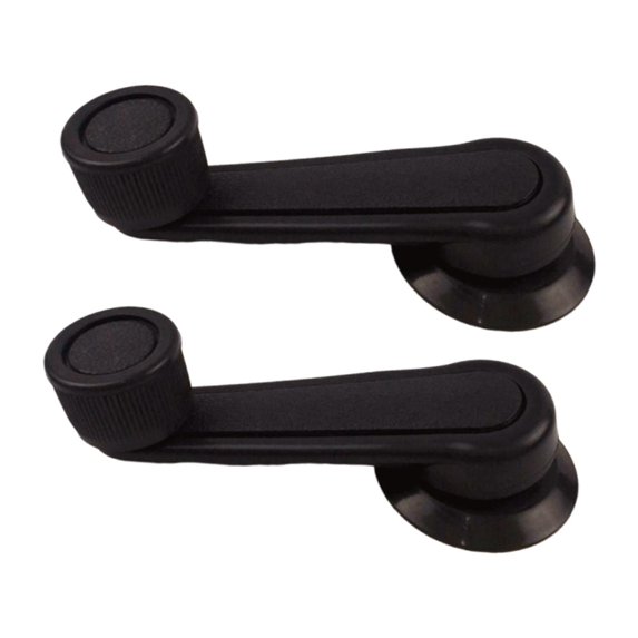 Luwecf 2x Car Window Crank Handles Durability Direct Replaces Driver ...