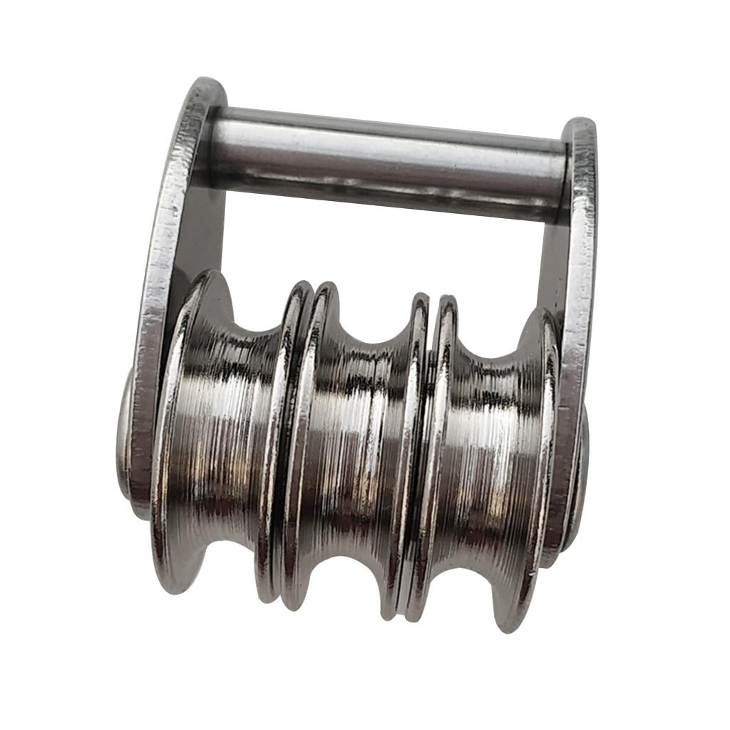 Luwecf 316 Stainless Steel Windsurfing Sail Tack Triple Pulley Hardware ...
