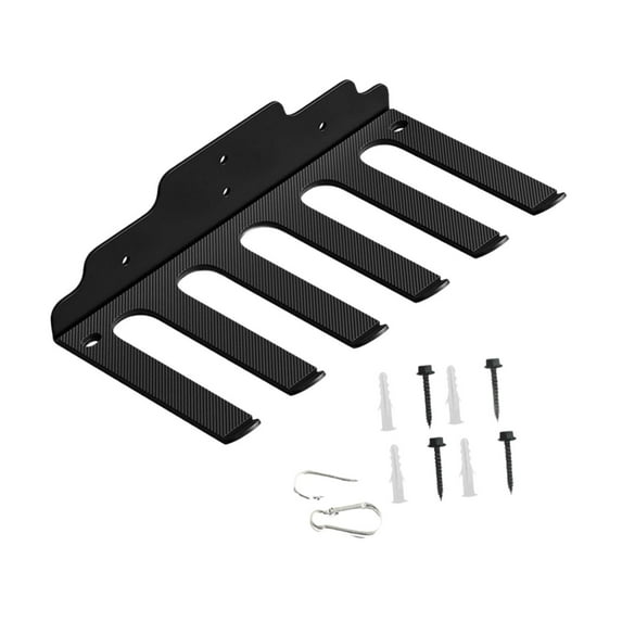 Luwecf Barbell Rack Wall Mount Barbell Mount Rack Sturdy Weight Bar ...