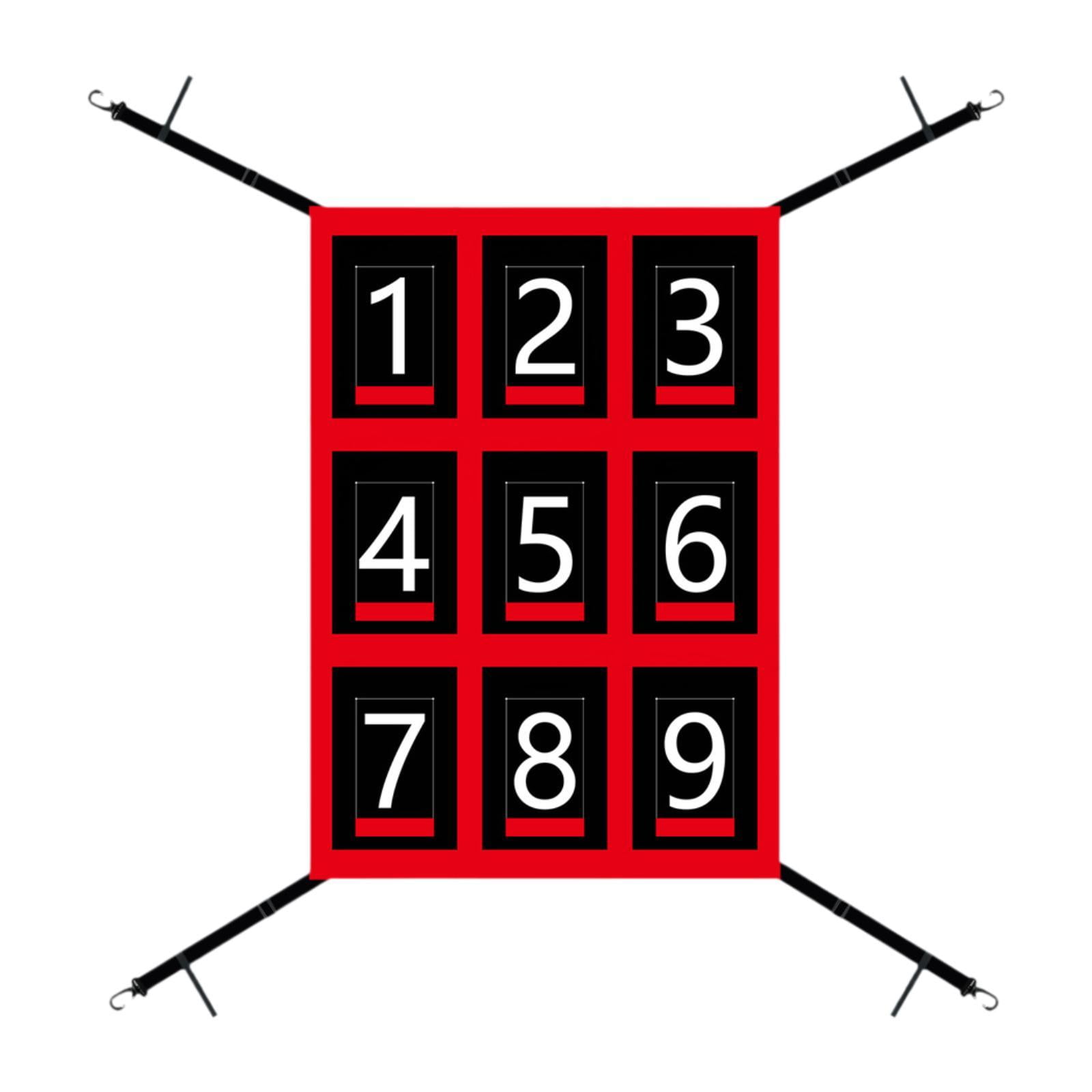 Luwecf Baseball Strike Zone Target with Large Number for Throwing ...