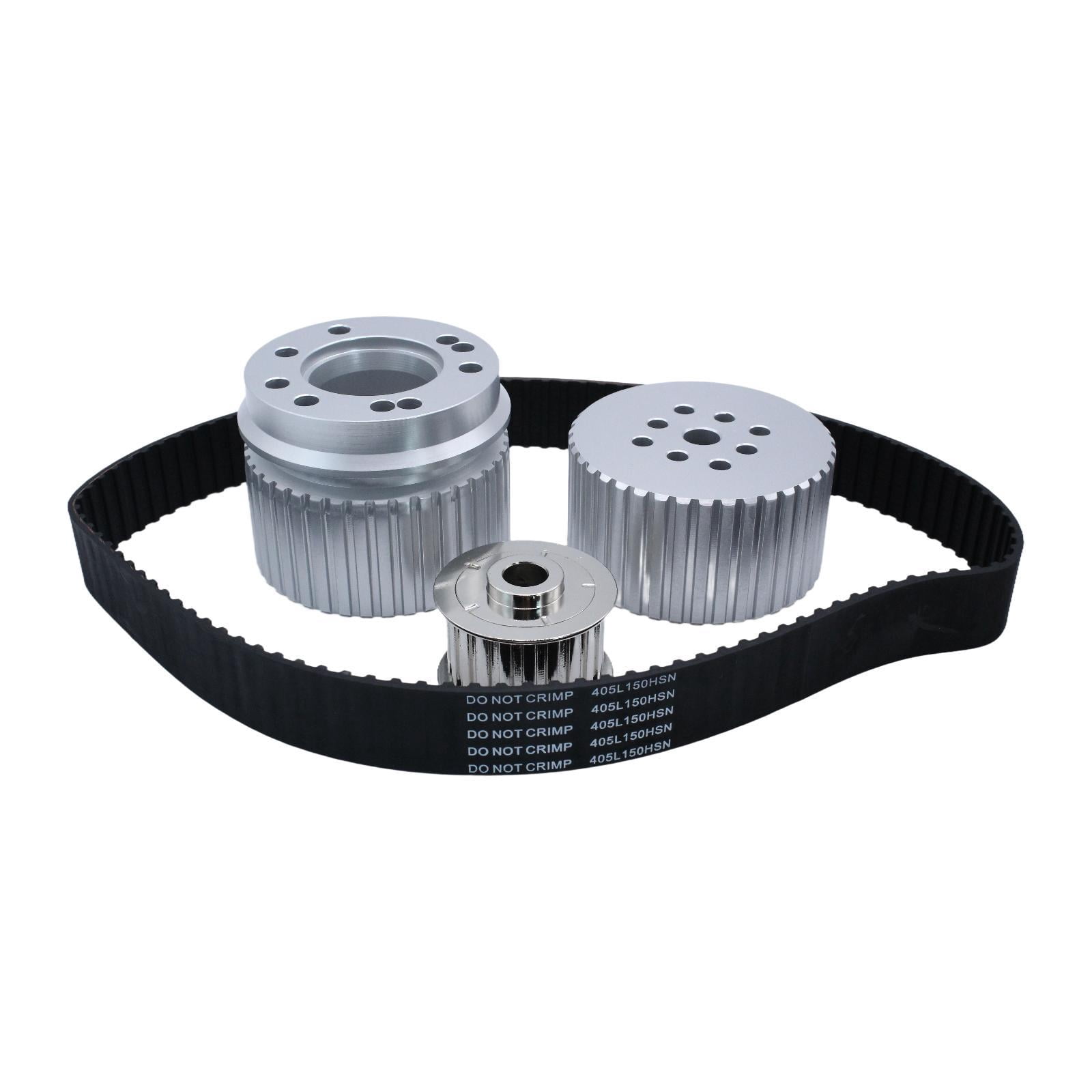 Luwecf Belt Drive Pulley Kit Water Pump Pulley Alternator Pulley for ...