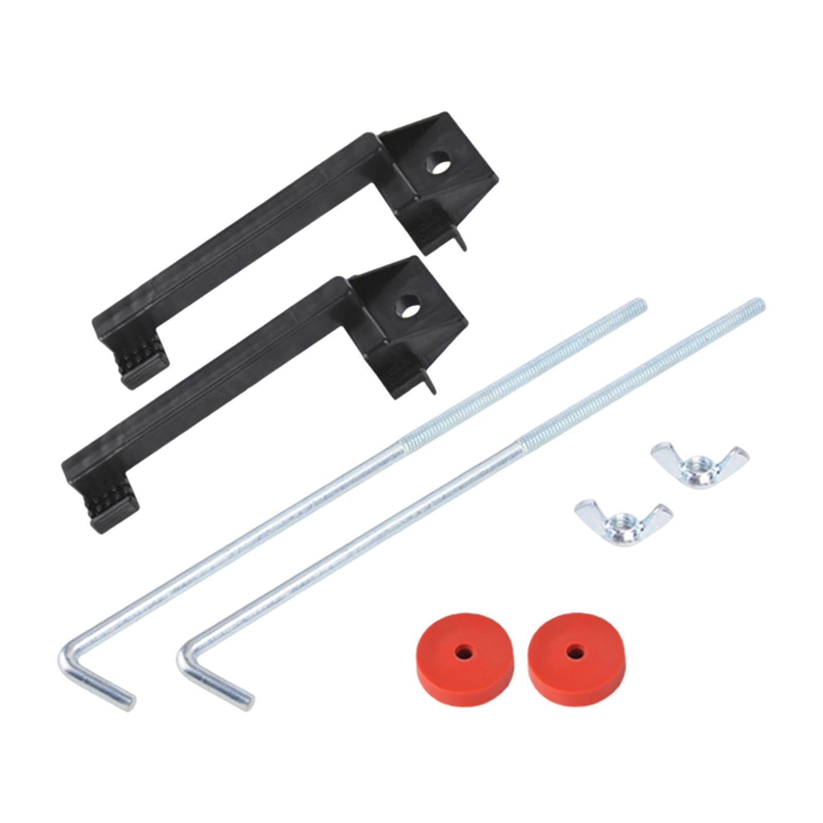 Luwecf Car Battery Hold Down Set Heavy Duty Durability Battery Bracket ...