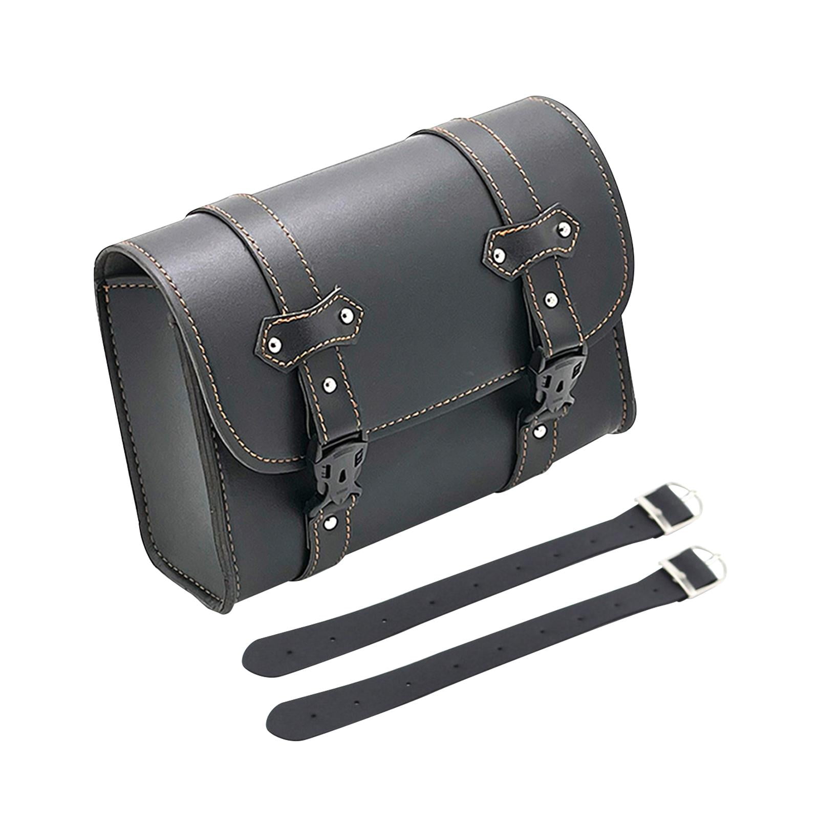 Luwecf Generic Motorcycle Tool Bag Front Fork Bag Retro Design ...
