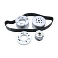 Luwecf Gilmer Belt Drive Pulley Kit Aluminum Replace Parts Easy to ...