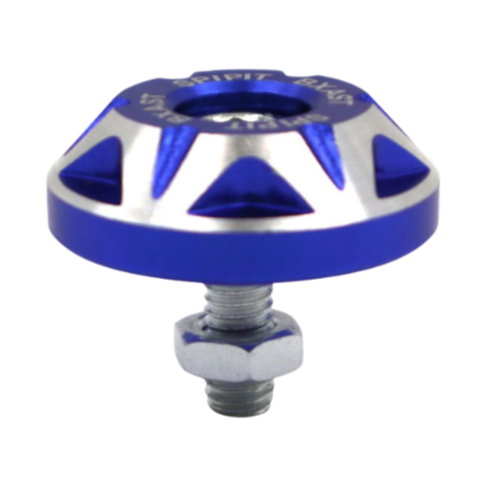 Luwecf Motorcycle Plate Screw Cover Plate Fasteners Screws Caps Blue ...